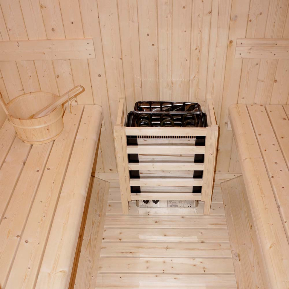Tradicionalna vanjska sauna LAHTI DELUXE-L